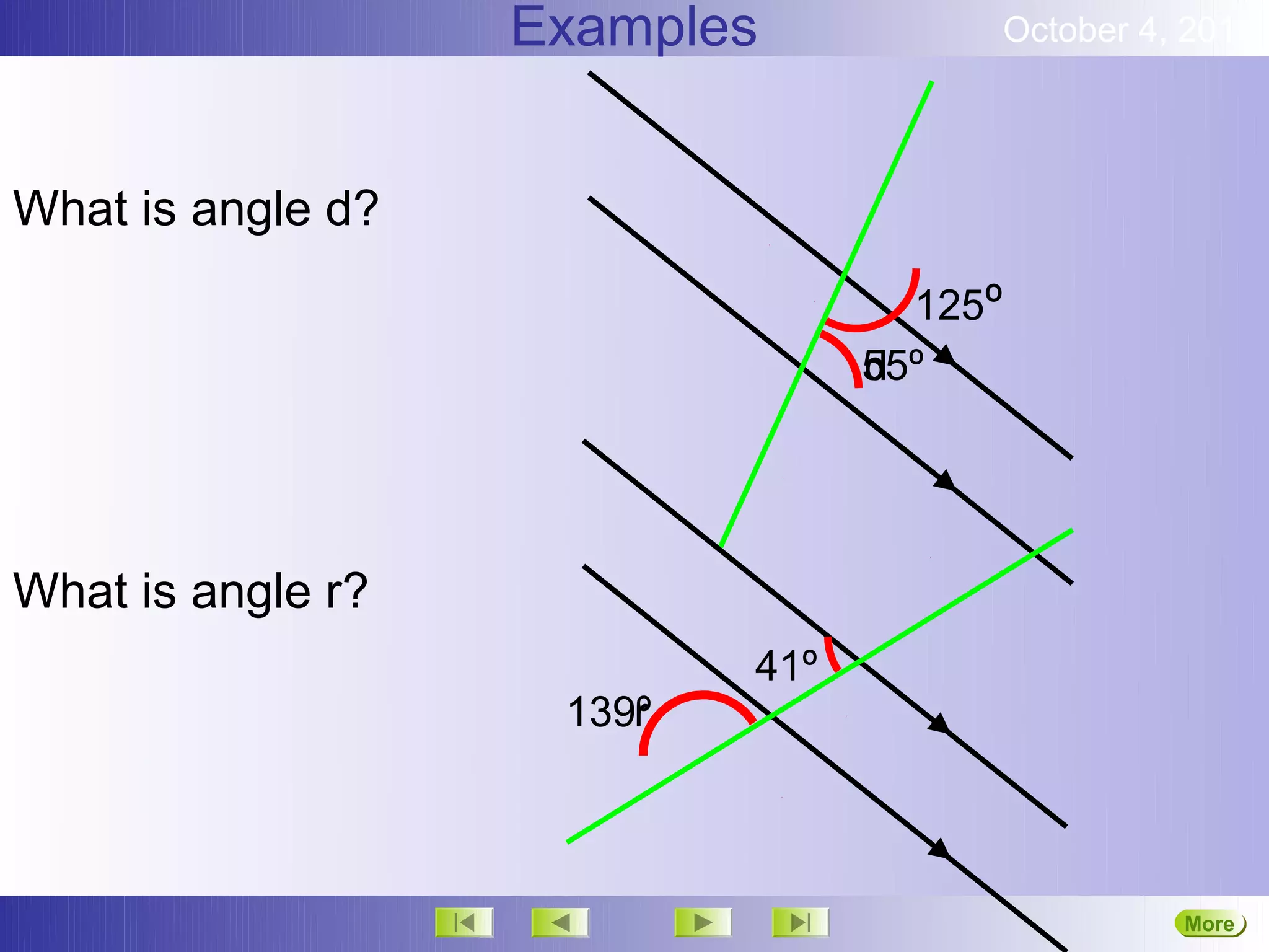 Angles parallel lines | PPT