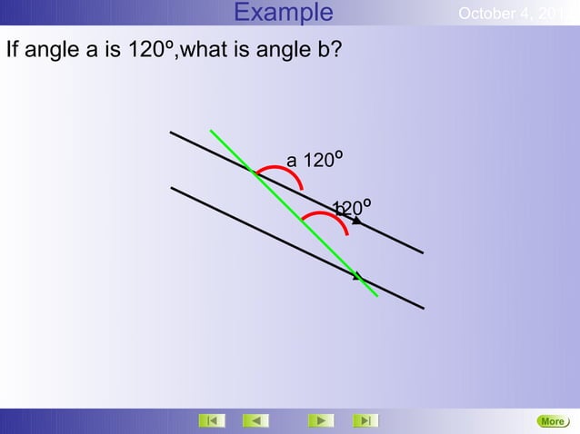 Angles parallel lines | PPT | Geography | Science