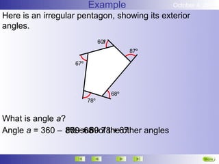 Angles polygons | PPT