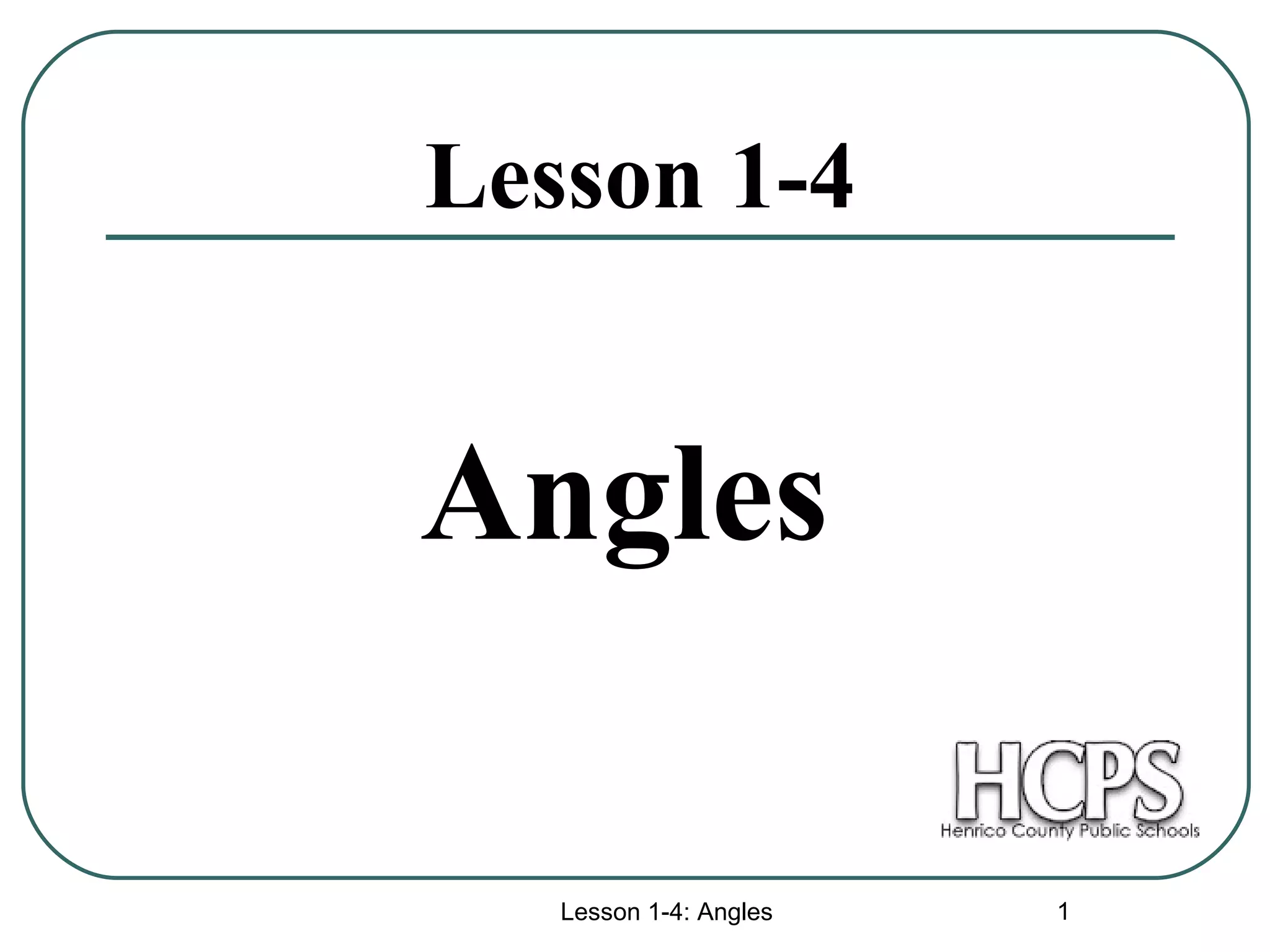 Angles ppt | PPT