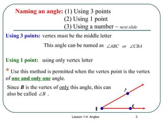Angles ppt | PPT