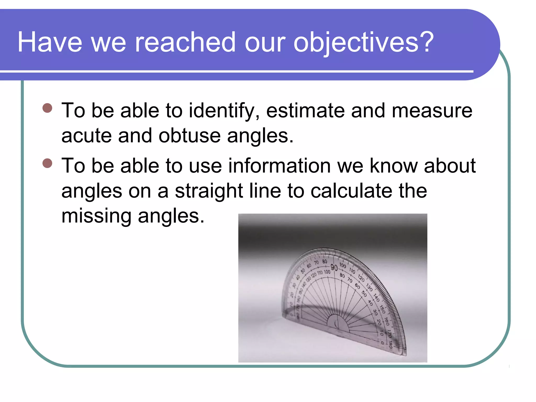 Angles straight line | PPT