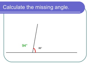 Angles straight line | PPT