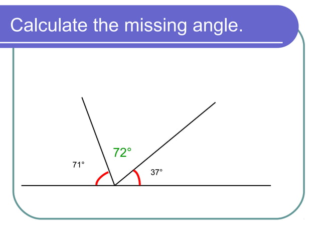 Angles straight line | PPT