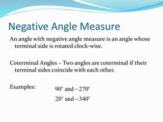 Angles, Right Triangle, Pythagorean Theorem, Trigonometric Ratios | PPTX