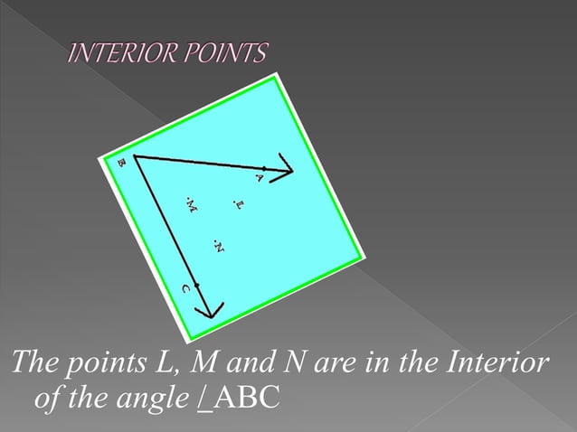 Angles,types,interior and exterior points | PPTX