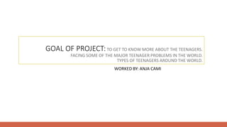 English Project Teenagers | PPTX