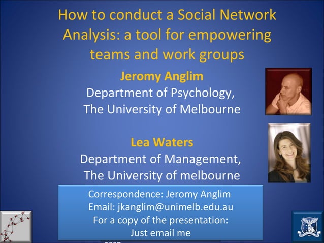 How to conduct a social network analysis: A tool for empowering teams ...