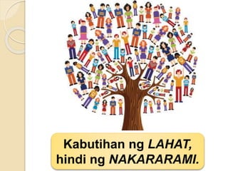 Ang lipunan at kabutihang panlahat | PPTX