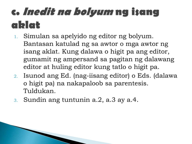 Ang Listahan ng mga Sanggunian (Filipino) | PPTX