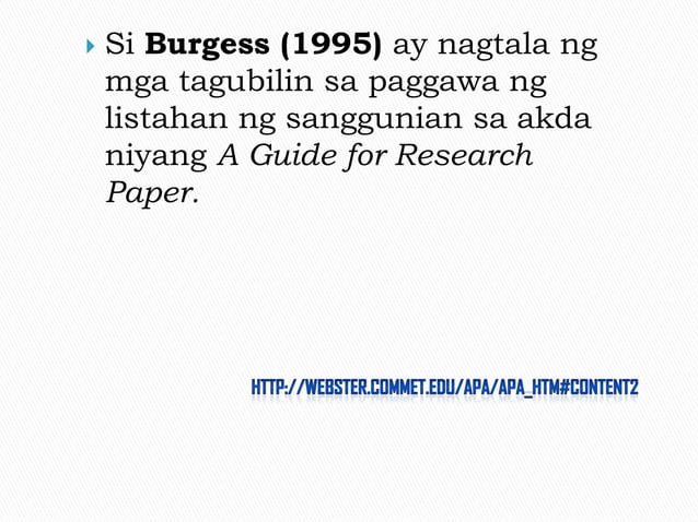 Ang Listahan ng mga Sanggunian (Filipino) | PPTX