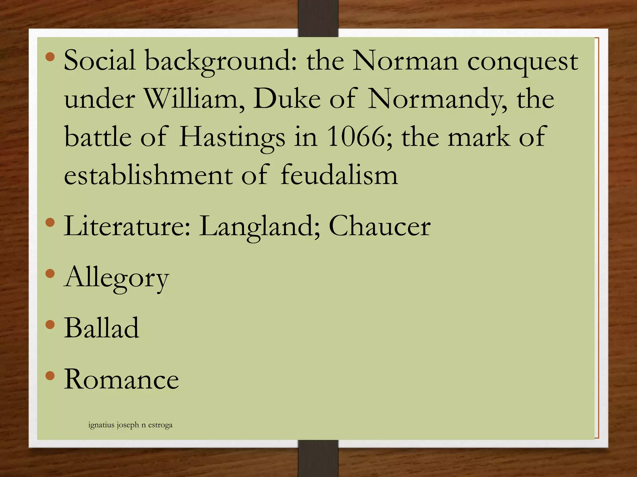 Anglo-American Literature | PPTX