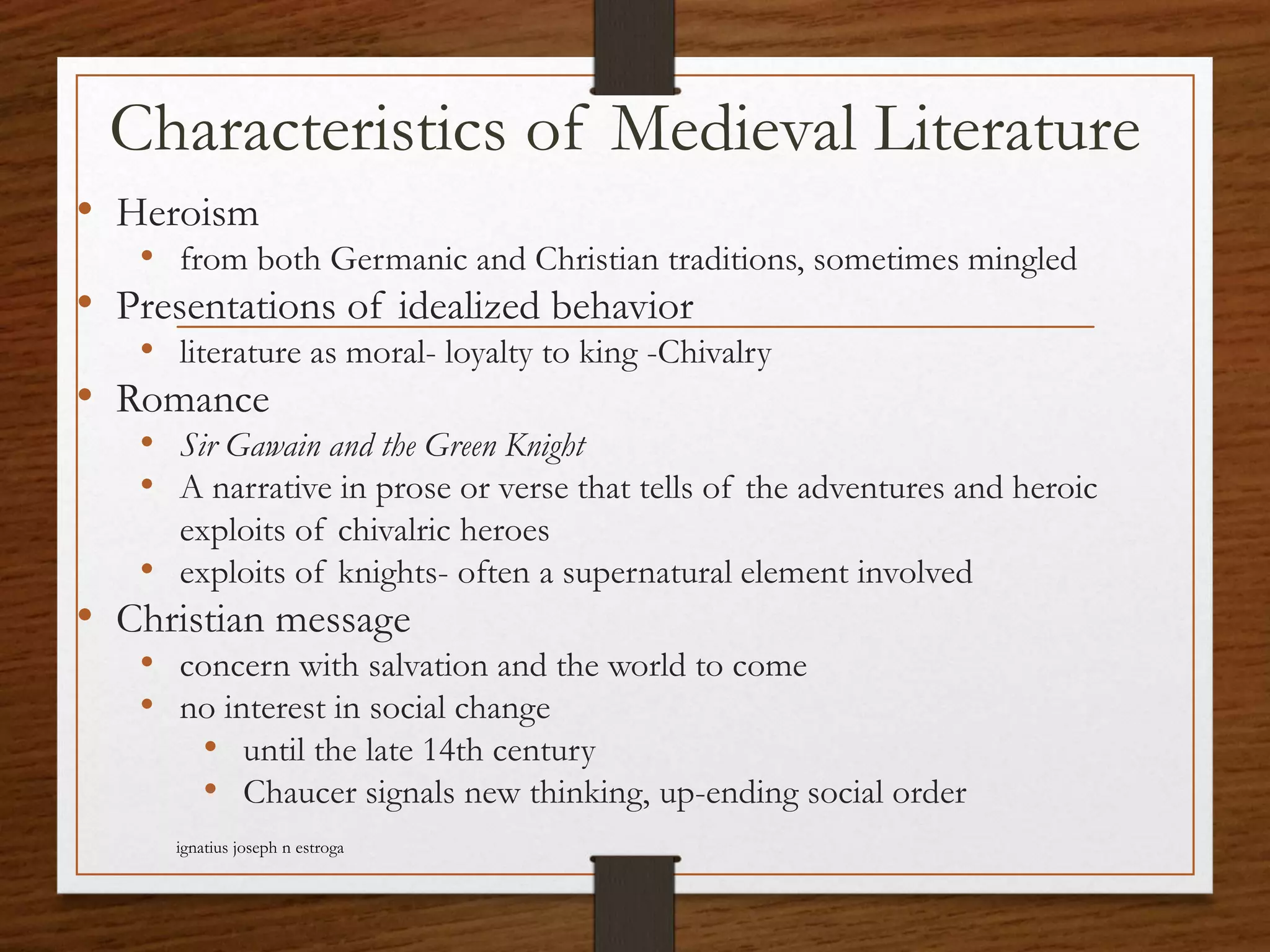 Anglo-American Literature | PPTX