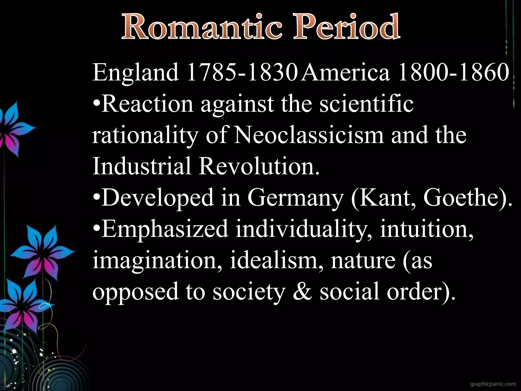 Anglo-American Literature | PPTX