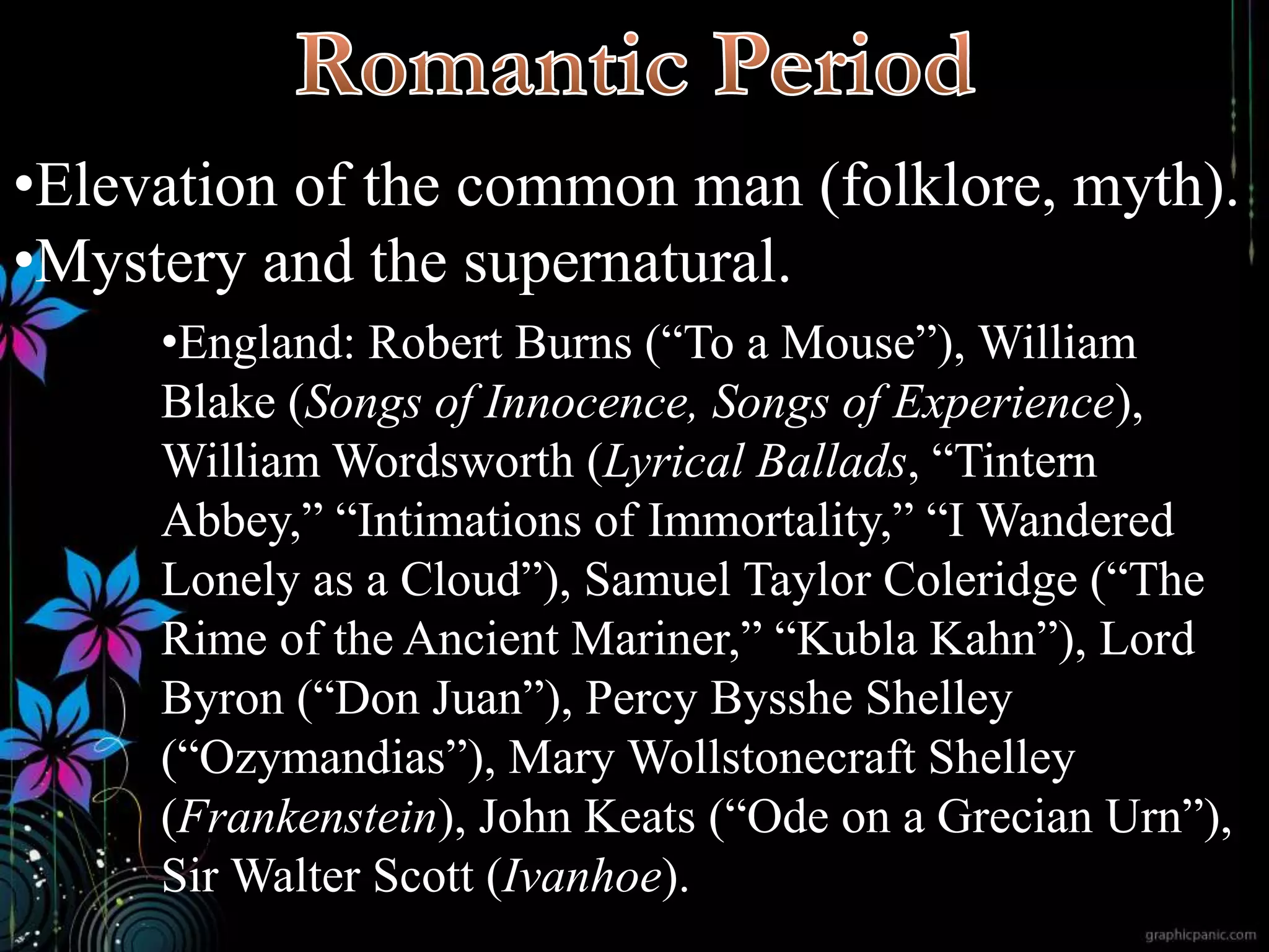 Anglo-American Literature | PPTX