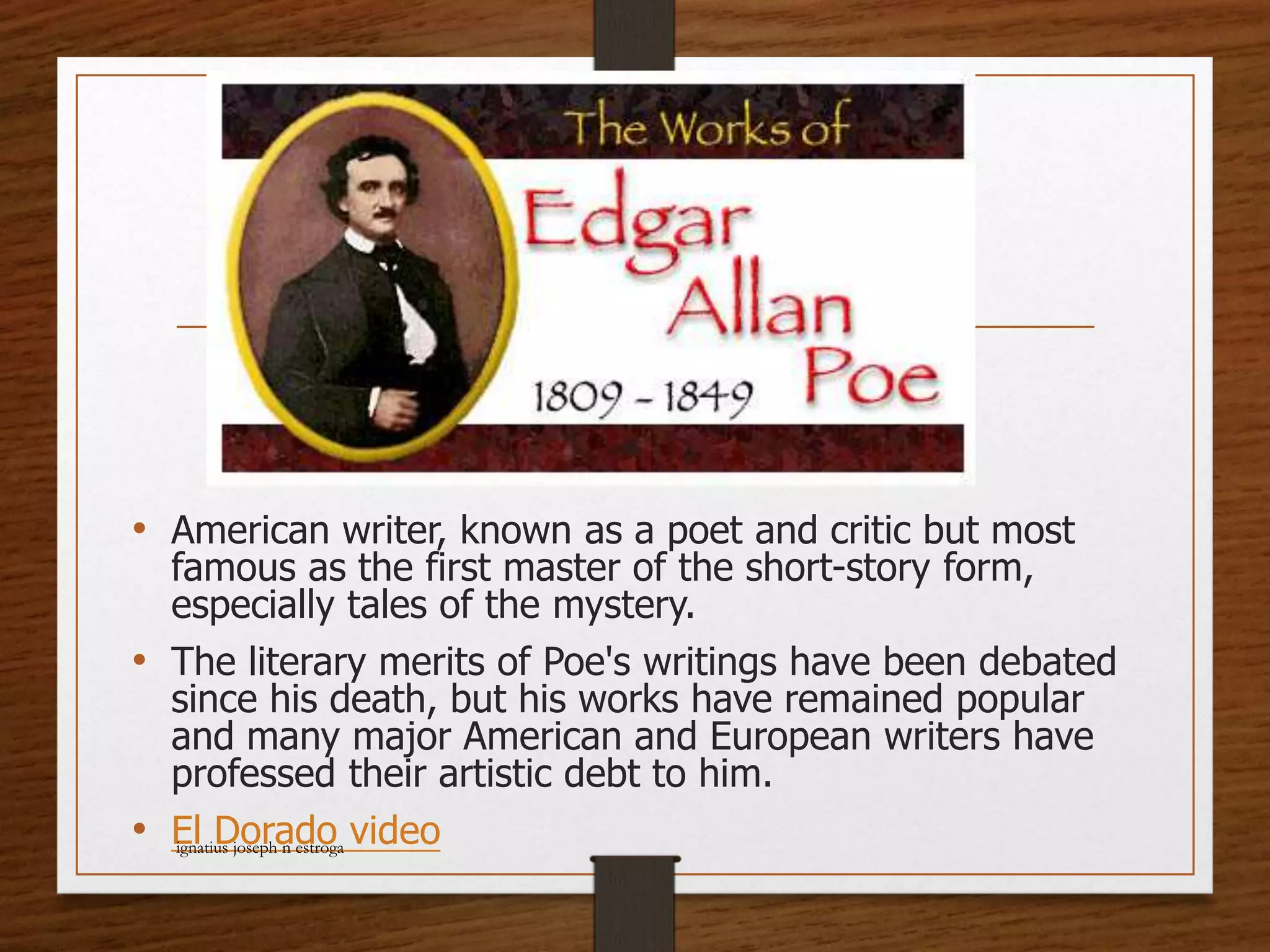 Anglo-American Literature | PPTX