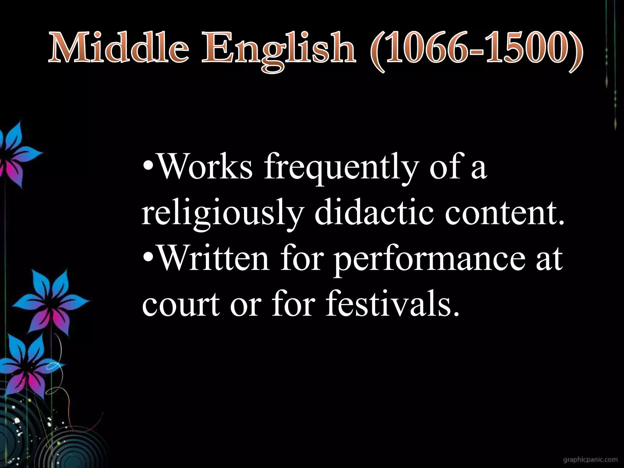 Anglo-American Literature | PPTX