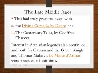 Anglo-American Literature | PPTX