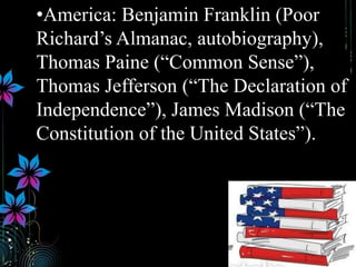 Anglo-American Literature | PPTX