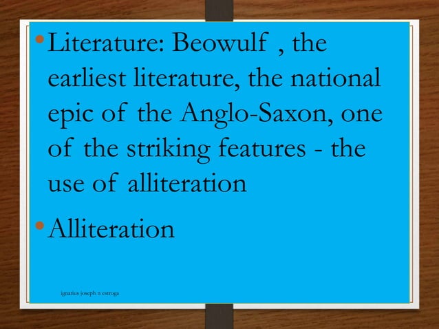 Anglo-American Literature | PPTX