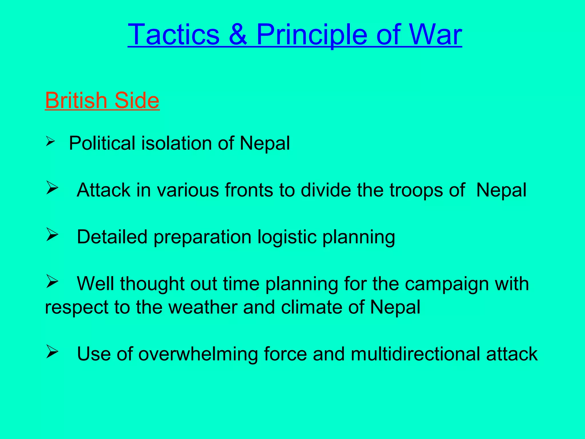 Anglo nepal war | PPT