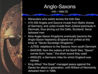 Anglo-Saxons & Beowulf (British Literature) | PDF | Genealogy and ...