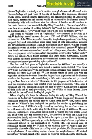 Anglo-Saxon Law Its Development And Impact On The English Legal System ...