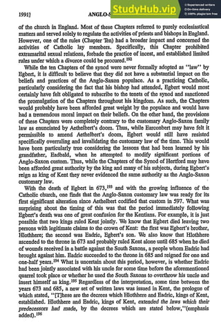 Anglo-Saxon Law Its Development And Impact On The English Legal System ...