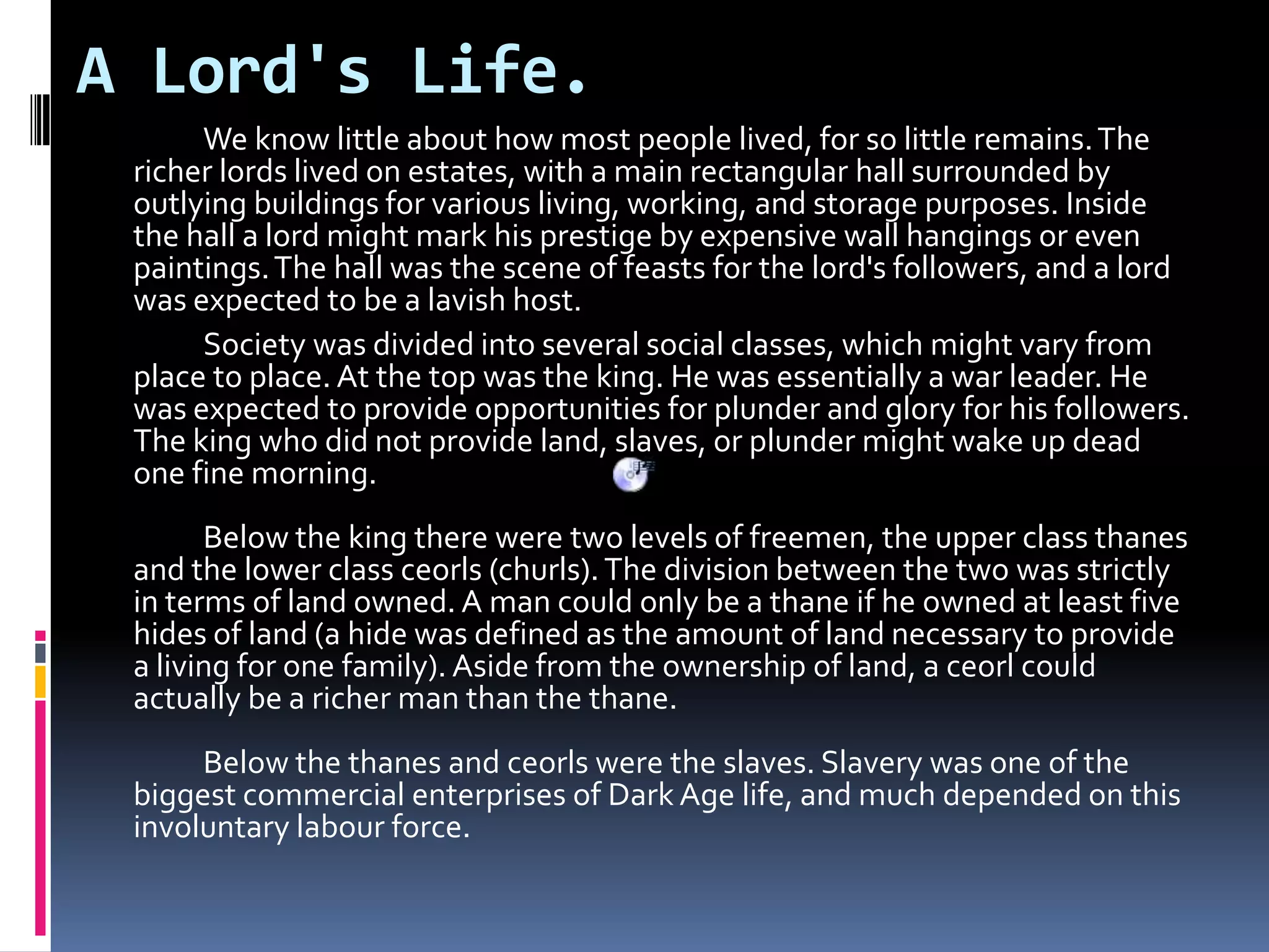 Anglo saxon life 4 | PPTX