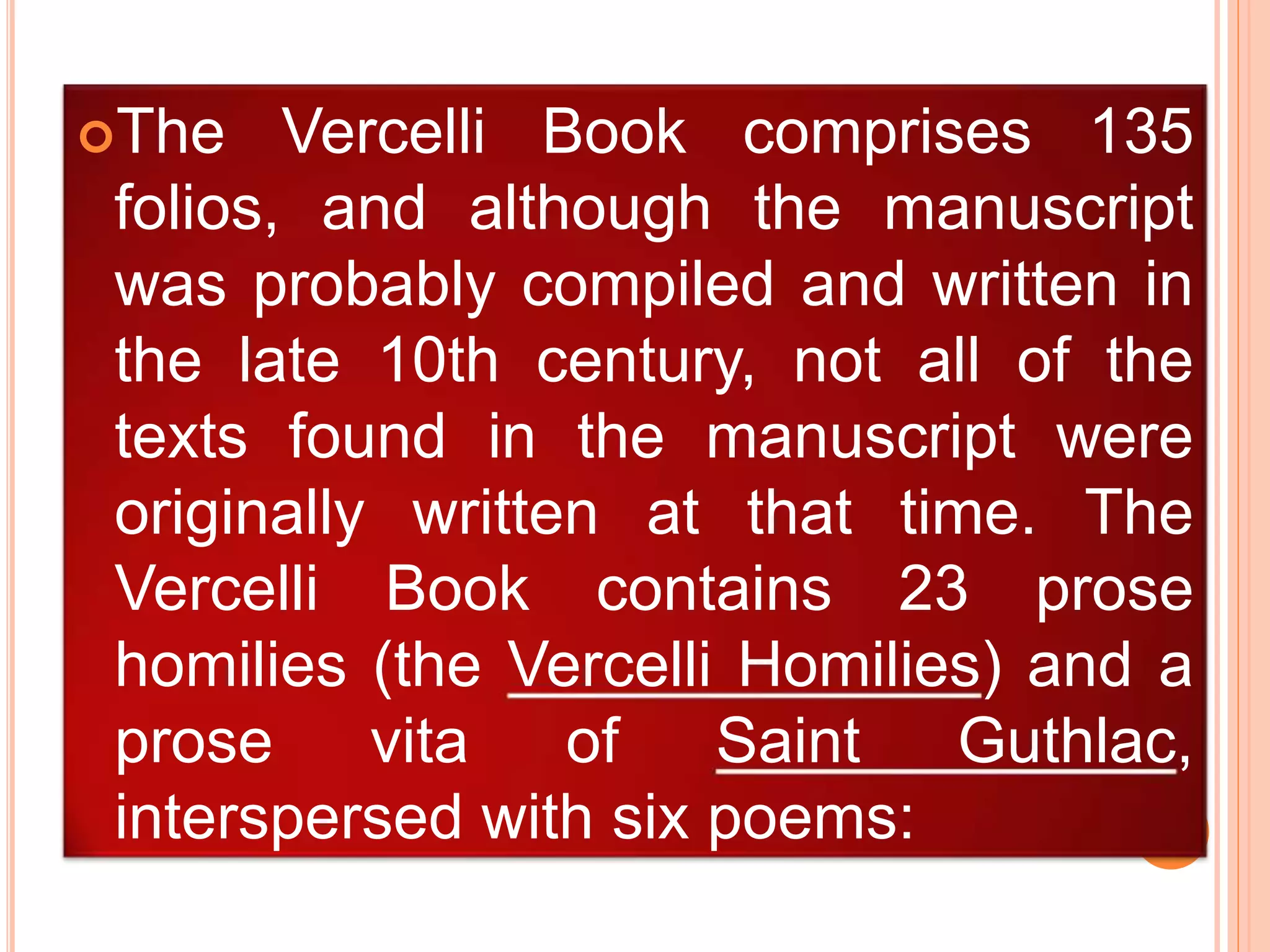 Anglo saxon literature | PPTX
