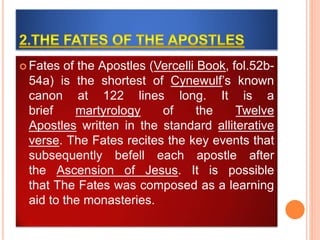 Anglo saxon literature | PPTX