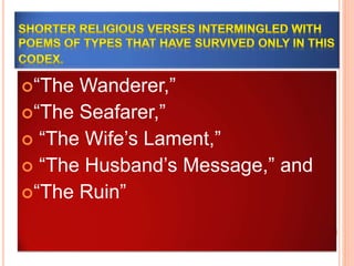 Anglo saxon literature | PPTX