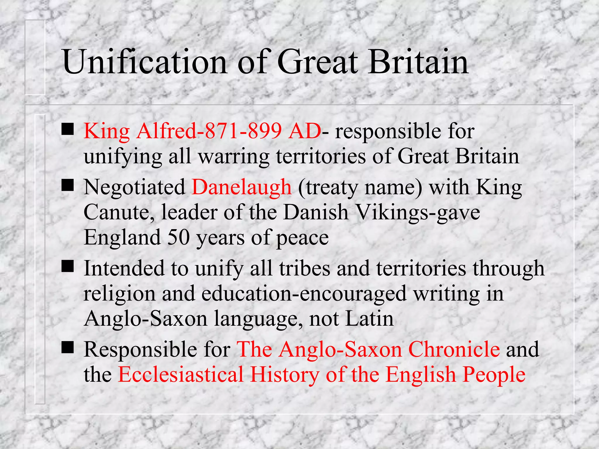 Anglo saxon period | PPT