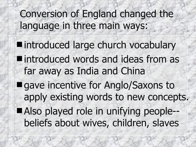 Anglo saxon period | PPT