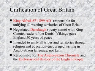 Anglo saxon period | PPT
