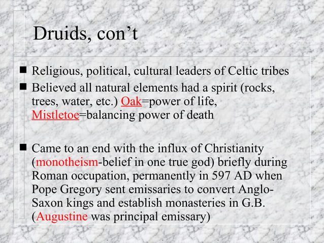 Anglo saxon period | PPT