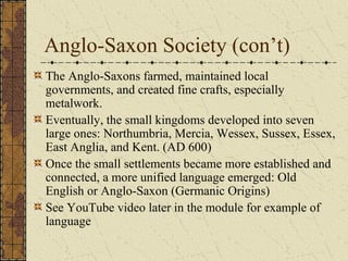 Anglo-Saxons | PPT