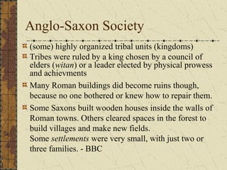 Anglo-Saxons | PPT