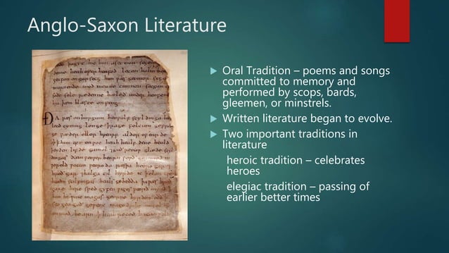 Anglo saxon period | PPTX | Genealogy and Ancestry | Hobbies & Interests