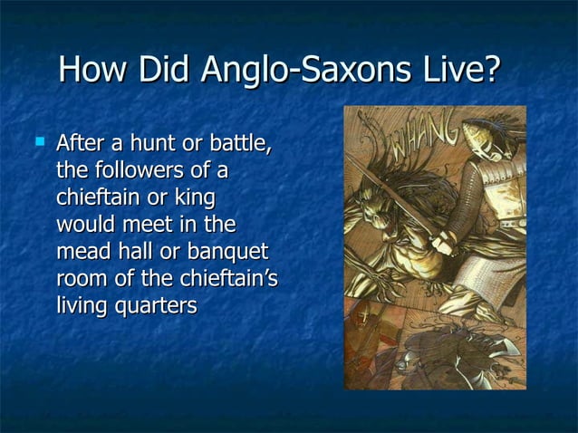 Anglo saxon period and poetry | PPT