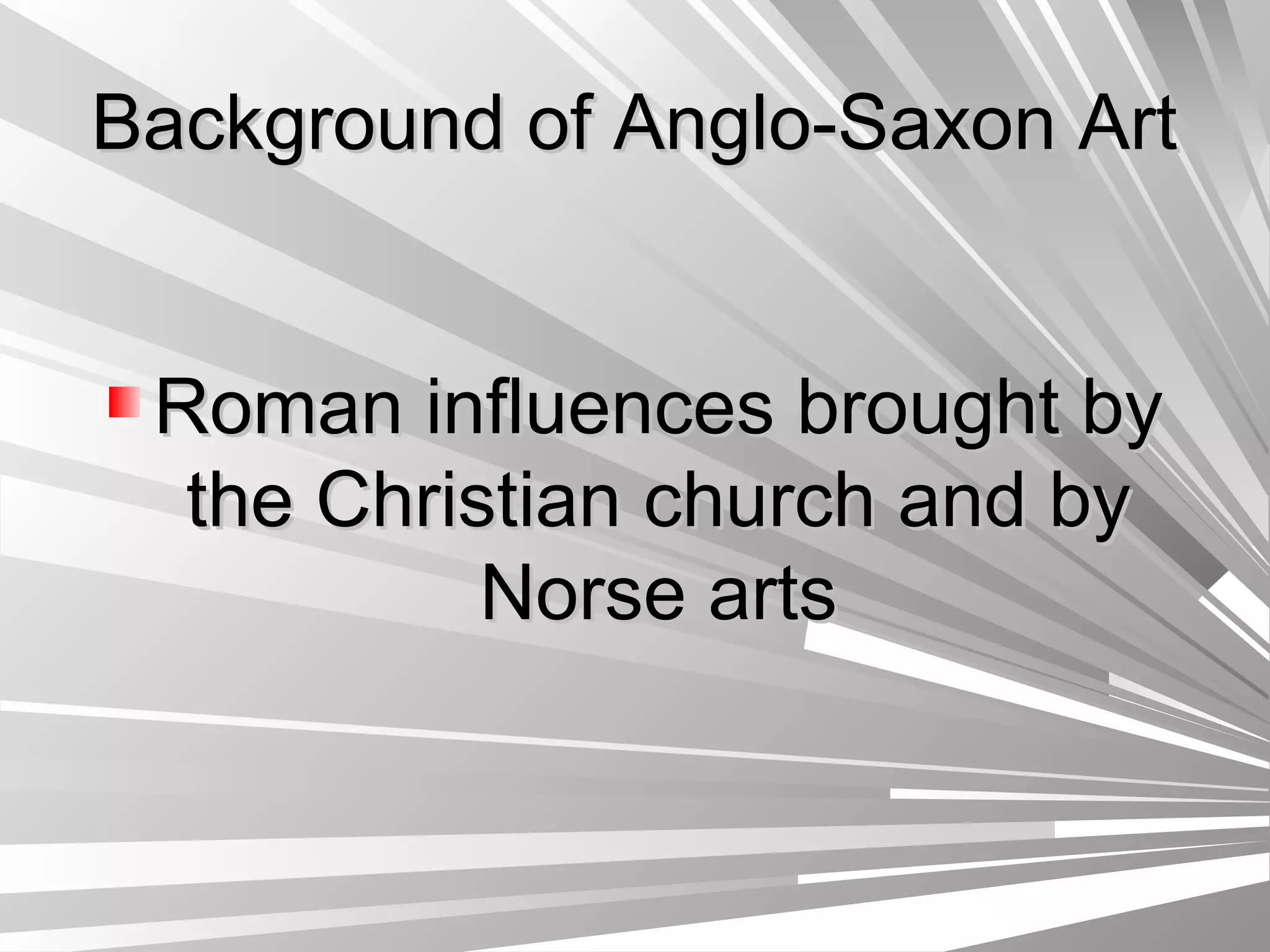 Anglo saxon power point | PPT