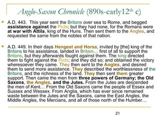 Anglo Saxons | PPT