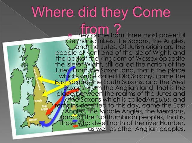 Anglo -Saxons Report | PPTX