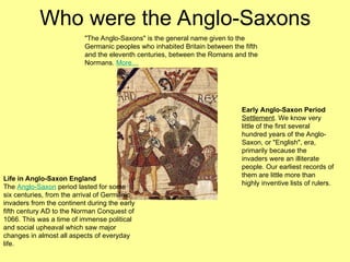 Anglo-Saxons.ppttttttttttttttttttttttttttttttttttttttttt | PPT