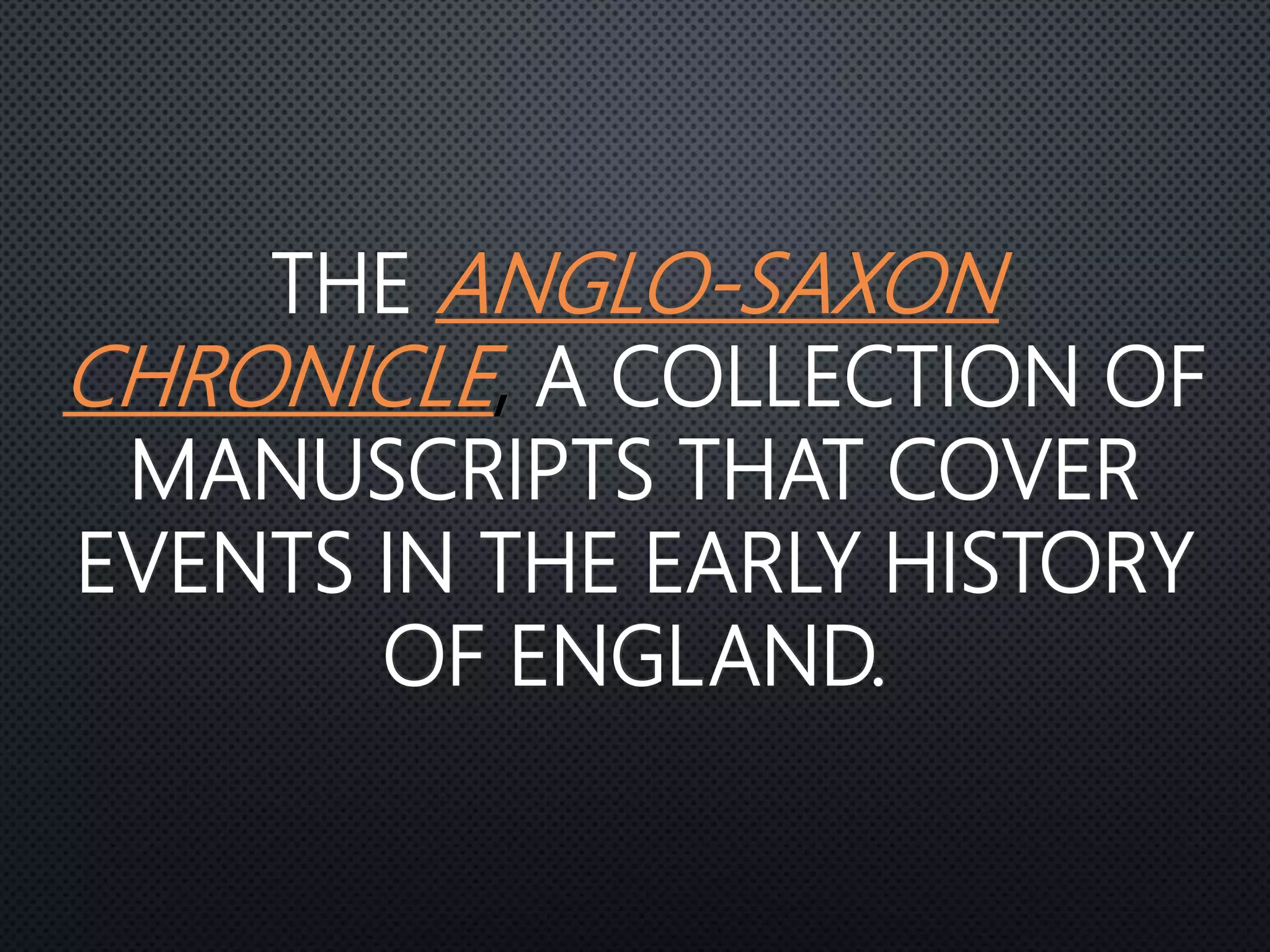 Anglo saxons period and Beowulf | PPTX