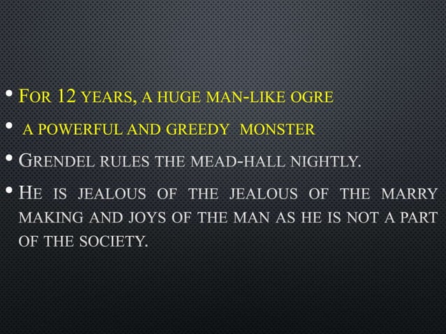 Anglo saxons period and Beowulf | PPT