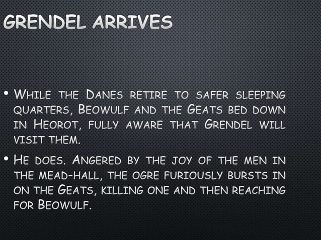 Anglo saxons period and Beowulf | PPT