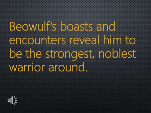 Anglo saxons period and Beowulf | PPT