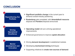 Platinum business overview and update | PPT