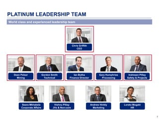 Platinum business overview and update | PDF